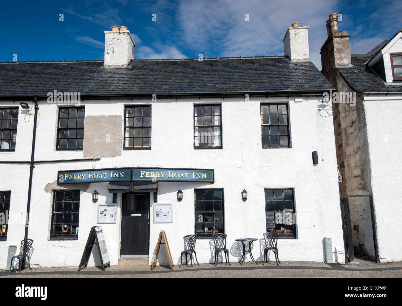 Ferry Boat Inn at Ullapool, Wester Ross Scotland UK Stock Photo - Alamy