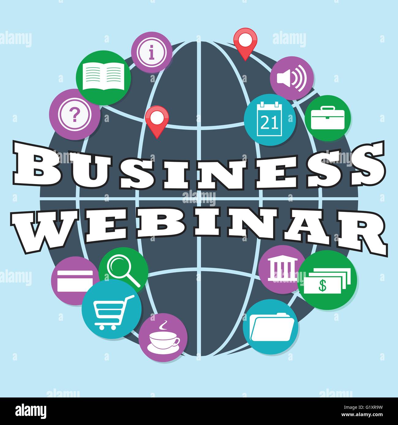 Webinar bank Stock Vector Images - Alamy