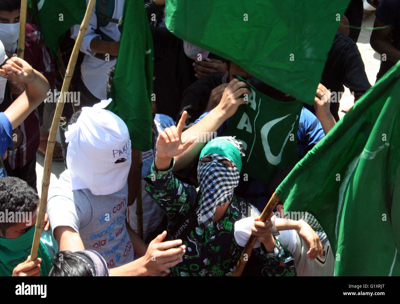 Srinagar, Indian Administered Kashmir:20 May.supporters of All Parties ...