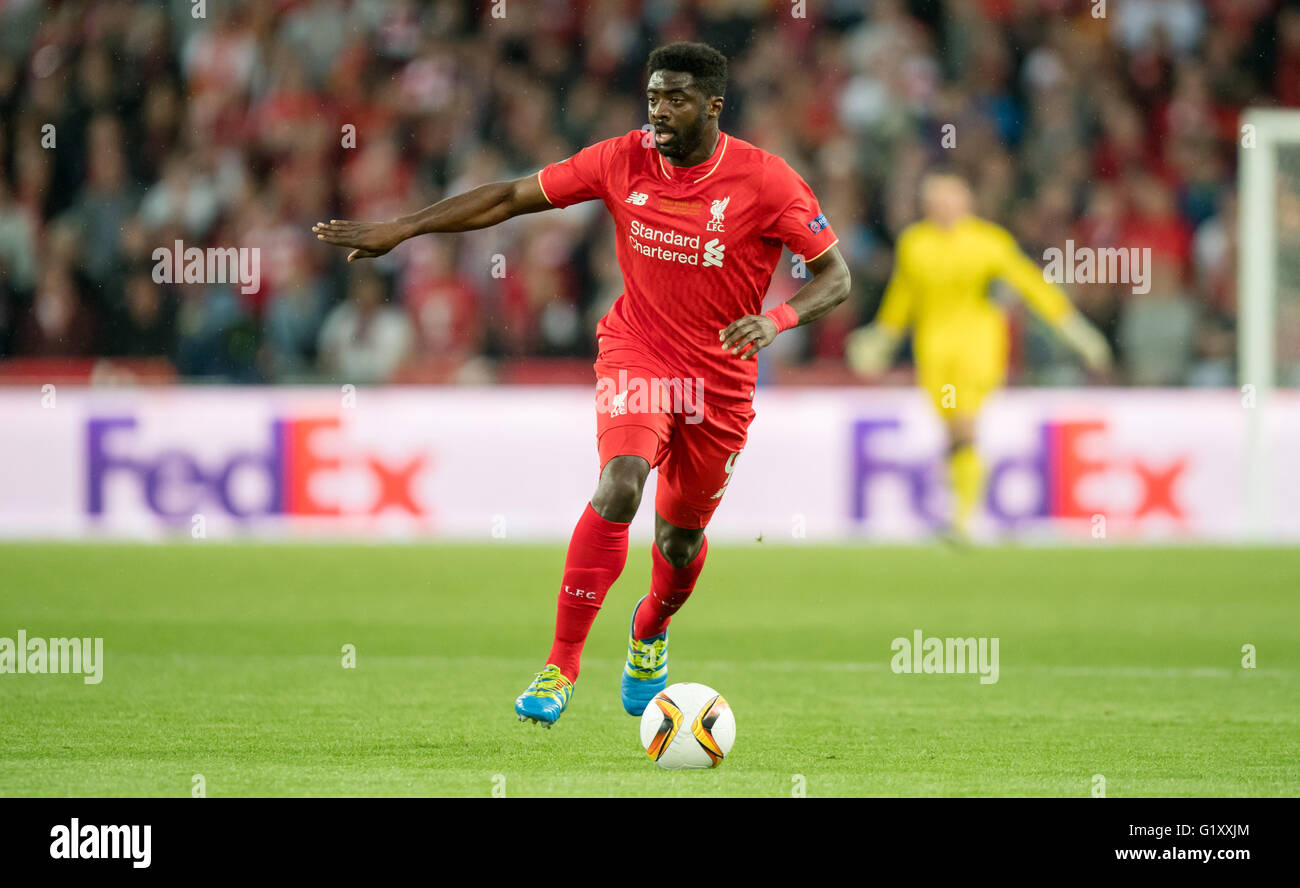 Basel, Switzerland. 18th May, 2016. Liverpool's Kolo Toure in action ...