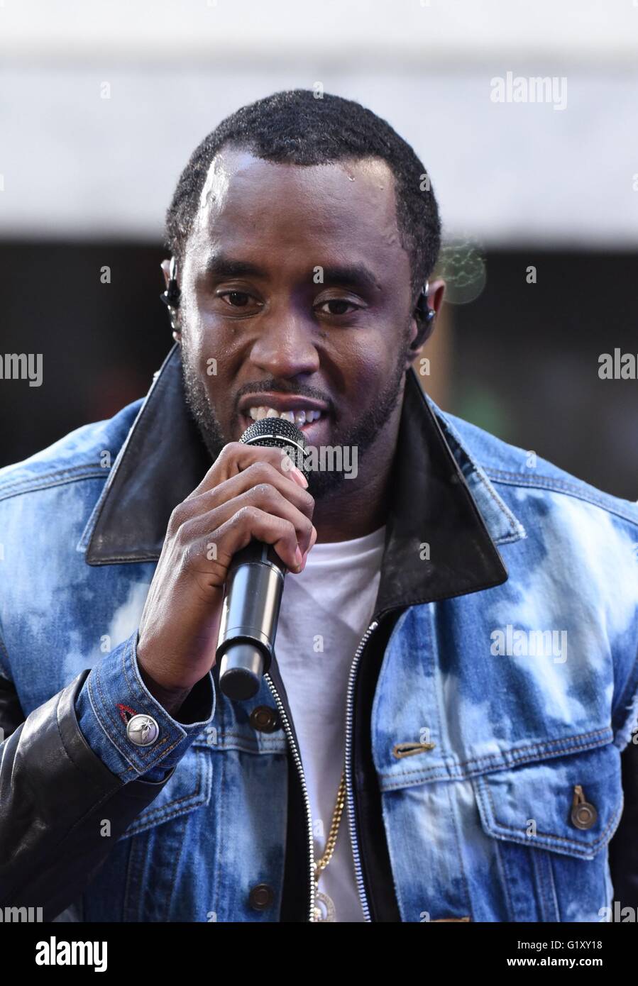 New York, NY, USA. 20th May, 2016. Puff Daddy on stage for NBC Today ...