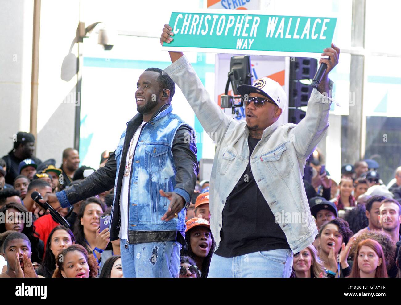 New York, NY, USA. 20th May, 2016. Puff Daddy, 112 on stage for NBC ...
