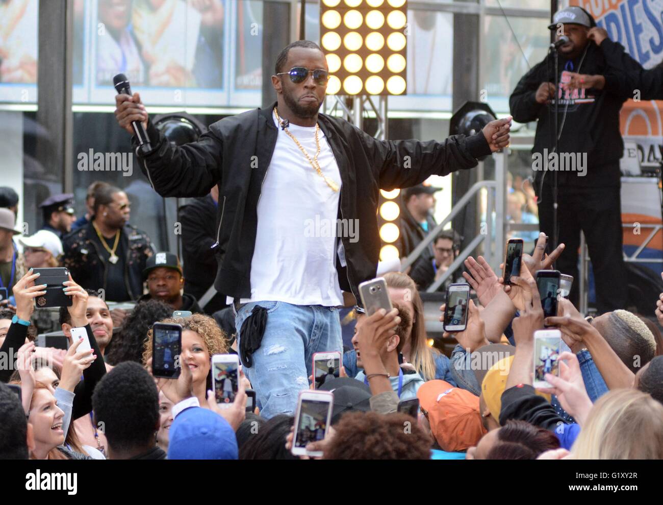 New York, NY, USA. 20th May, 2016. Puff Daddy on stage for NBC Today ...