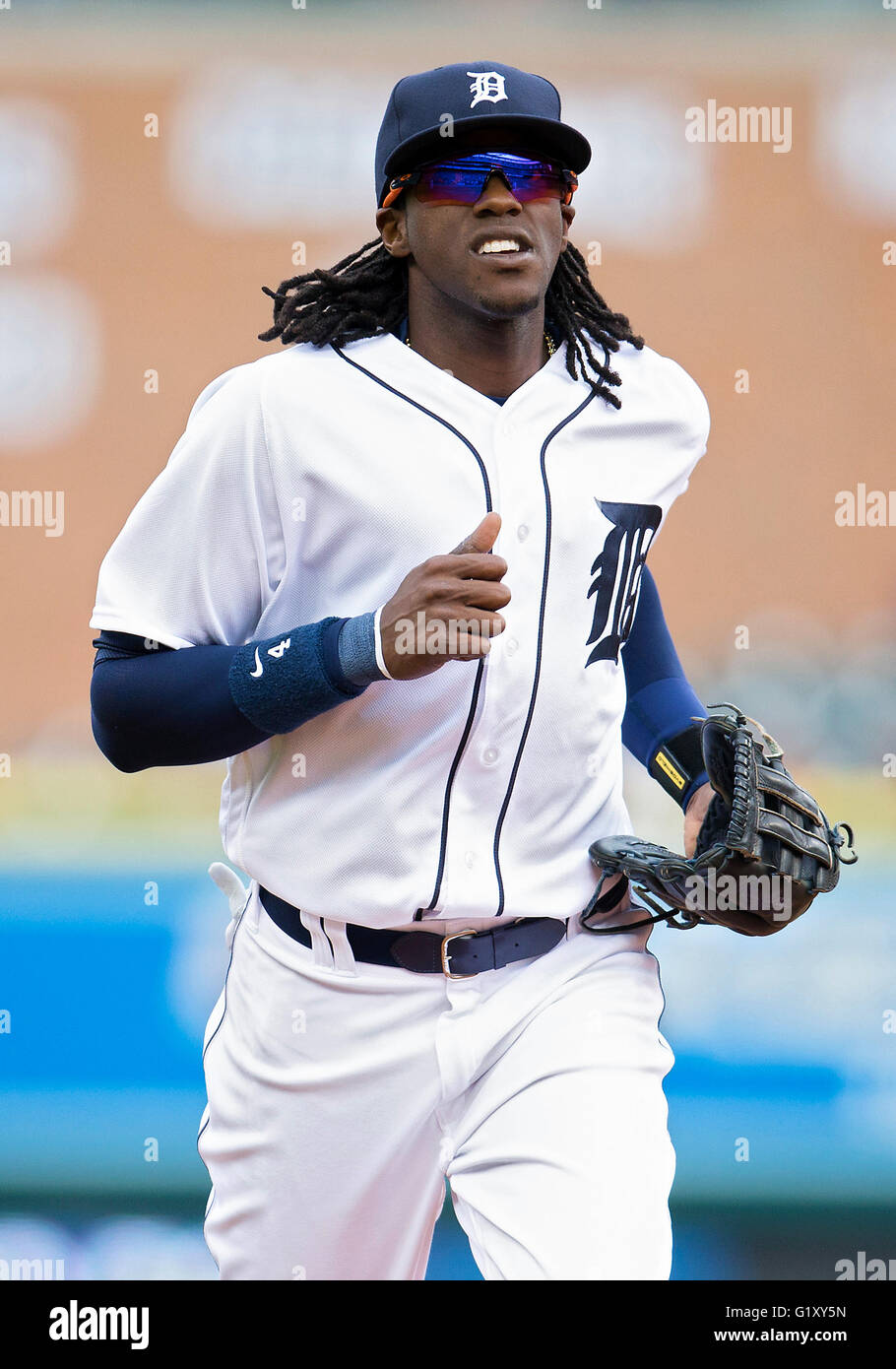 Detroit, Michigan, USA. 17th May, 2016. Detroit Tigers outfielder ...