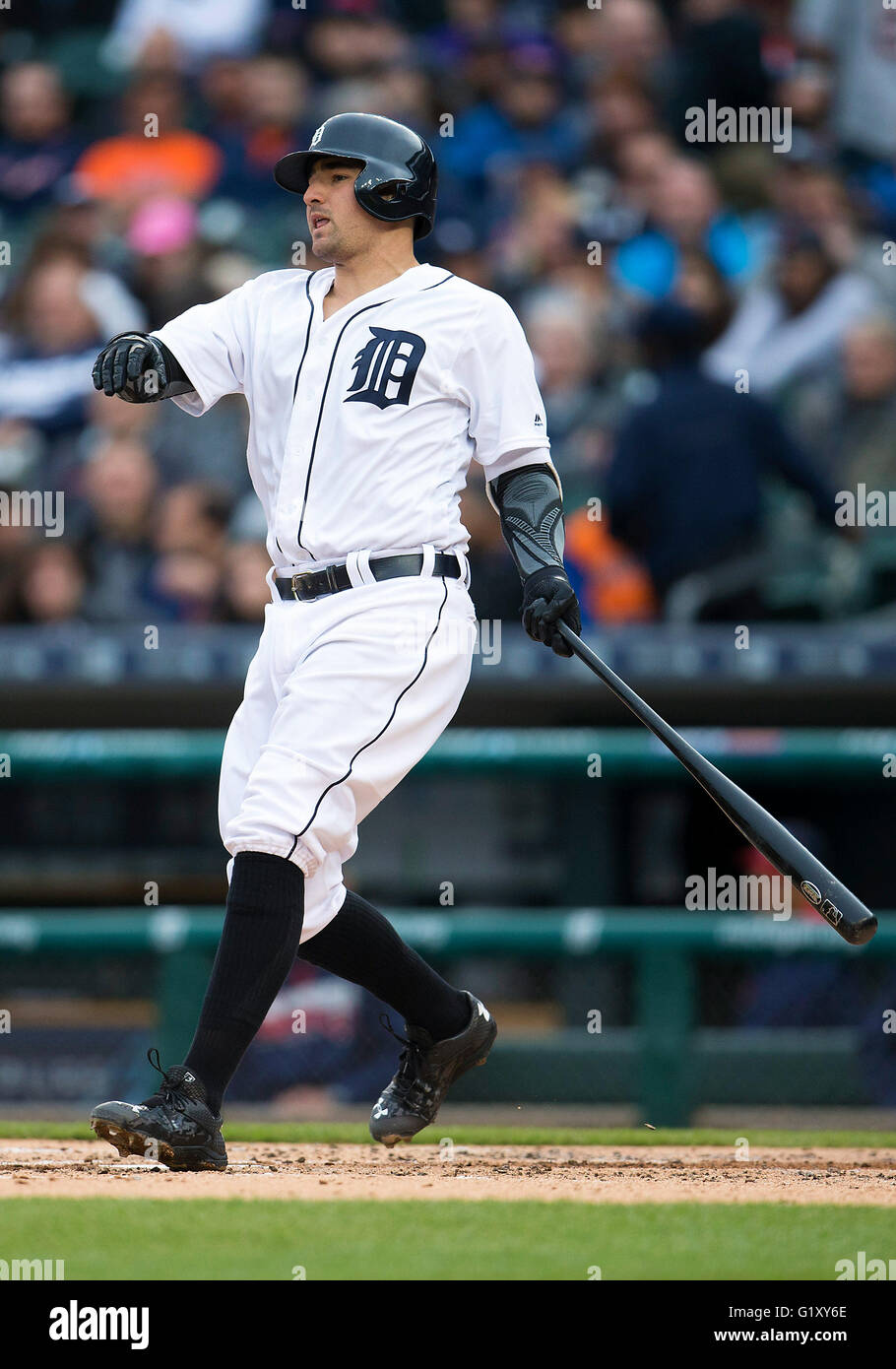 Detroit, Michigan, USA. 17th May, 2016. Detroit Tigers third baseman ...