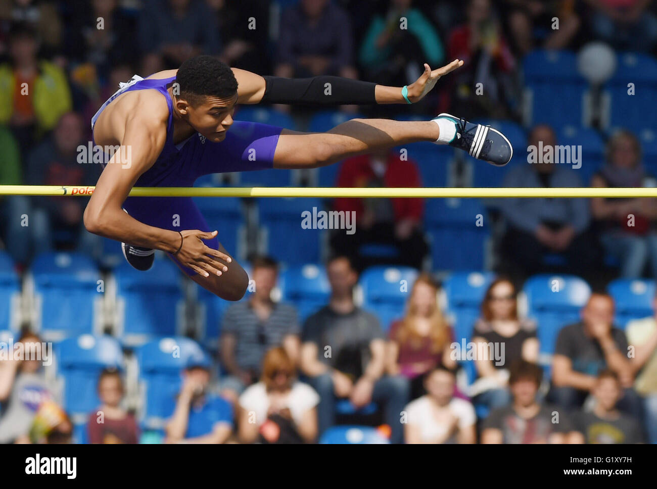 Ostrava, Czech Republic. 20th May, 2016. Greece pole vaulter Emmanouil ...