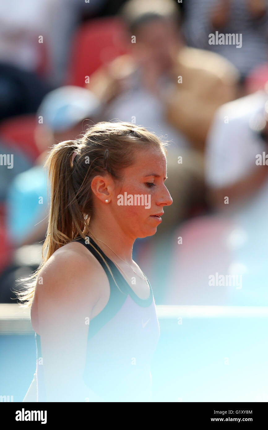 Nuremberg, Germany. 20th May, 2016. Annika Beck from Germany after her ...