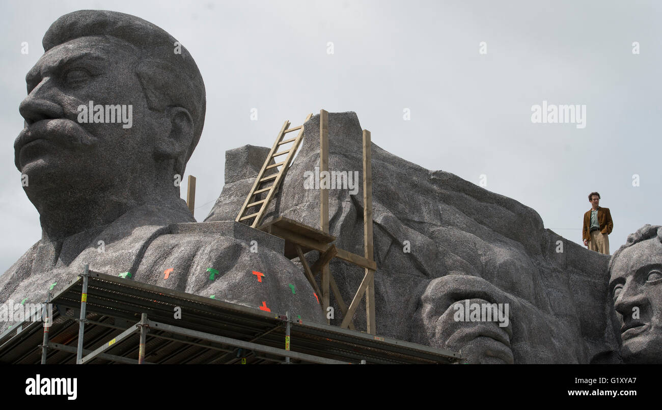 Prague, Czech Republic. 20th May, 2016. A dummy giant sculpture ...