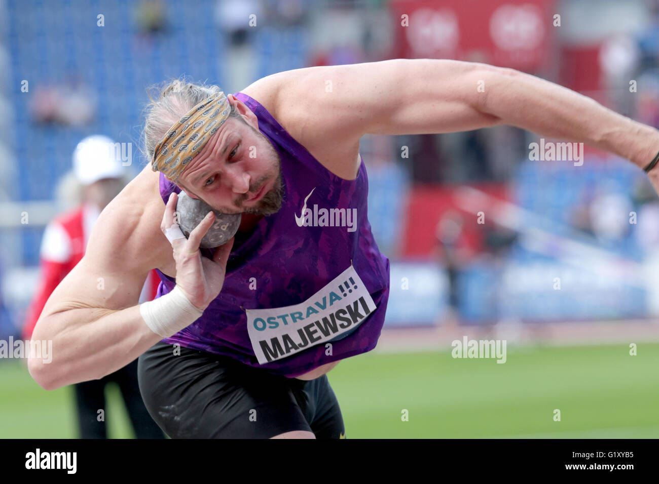 Ostrava, Czech Republic. 20th May, 2016. Polish athlete Tomasz Majewski ...