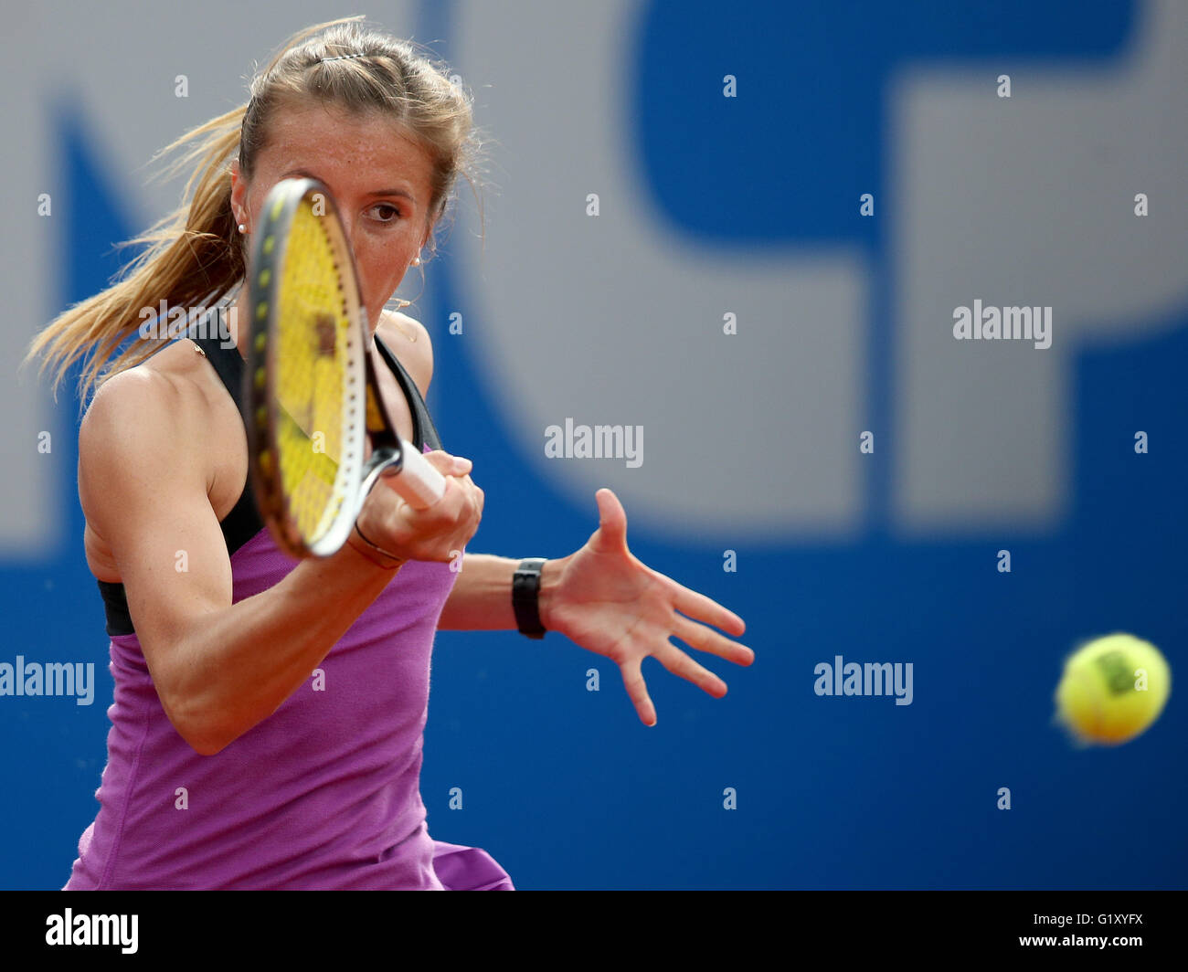 Nuremberg, Germany. 20th May, 2016. Annika Beck from Germany in action ...
