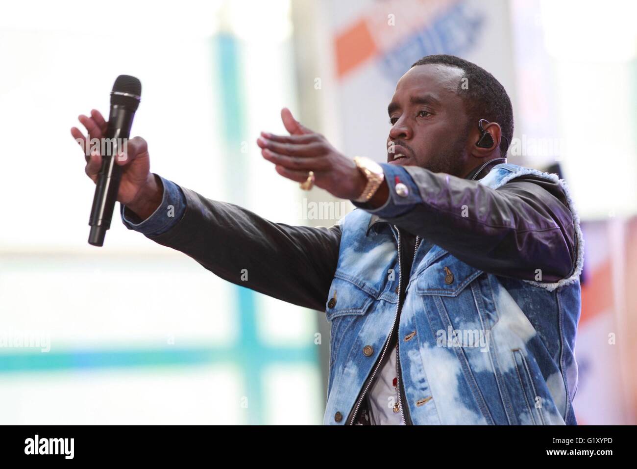 New York, NY, USA. 20th May, 2016. Puff Daddy on stage for NBC Today ...