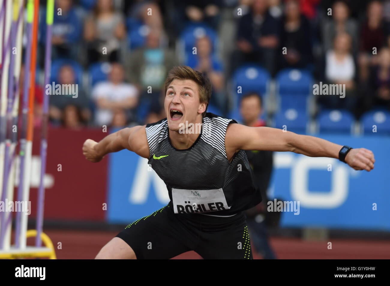 Ostrava, Czech Republic. 20th May, 2016. German javelin thrower Thomas ...