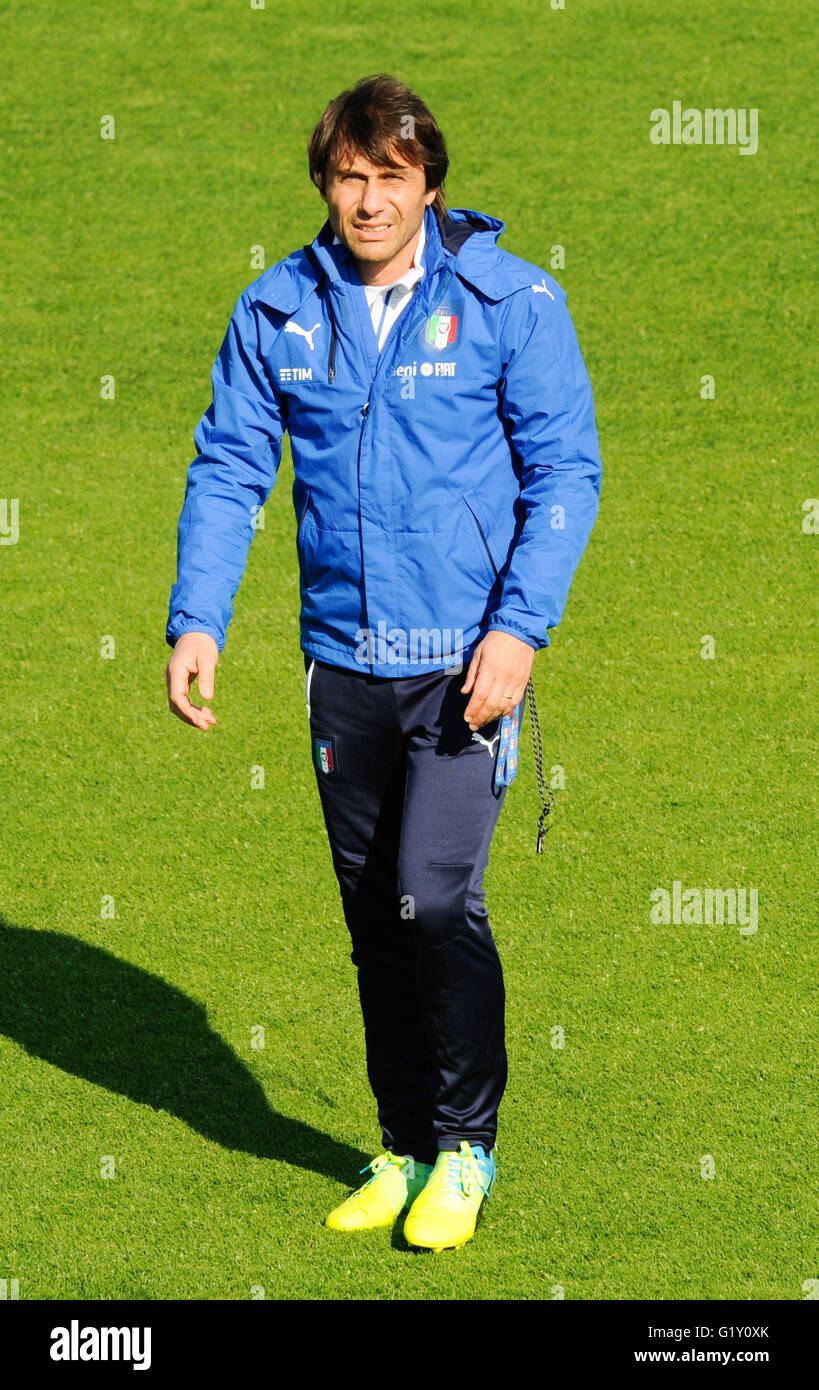 Florence, Italy. 20th May, 2016. The Italian mens national football ...