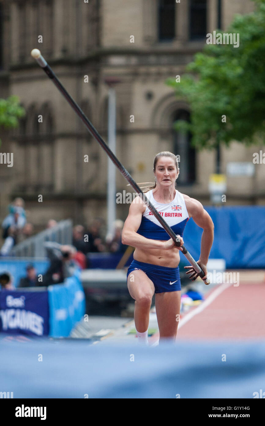 Deansgate, Manchester, UK. 20th May, 2016. Great City Games. Sally ...