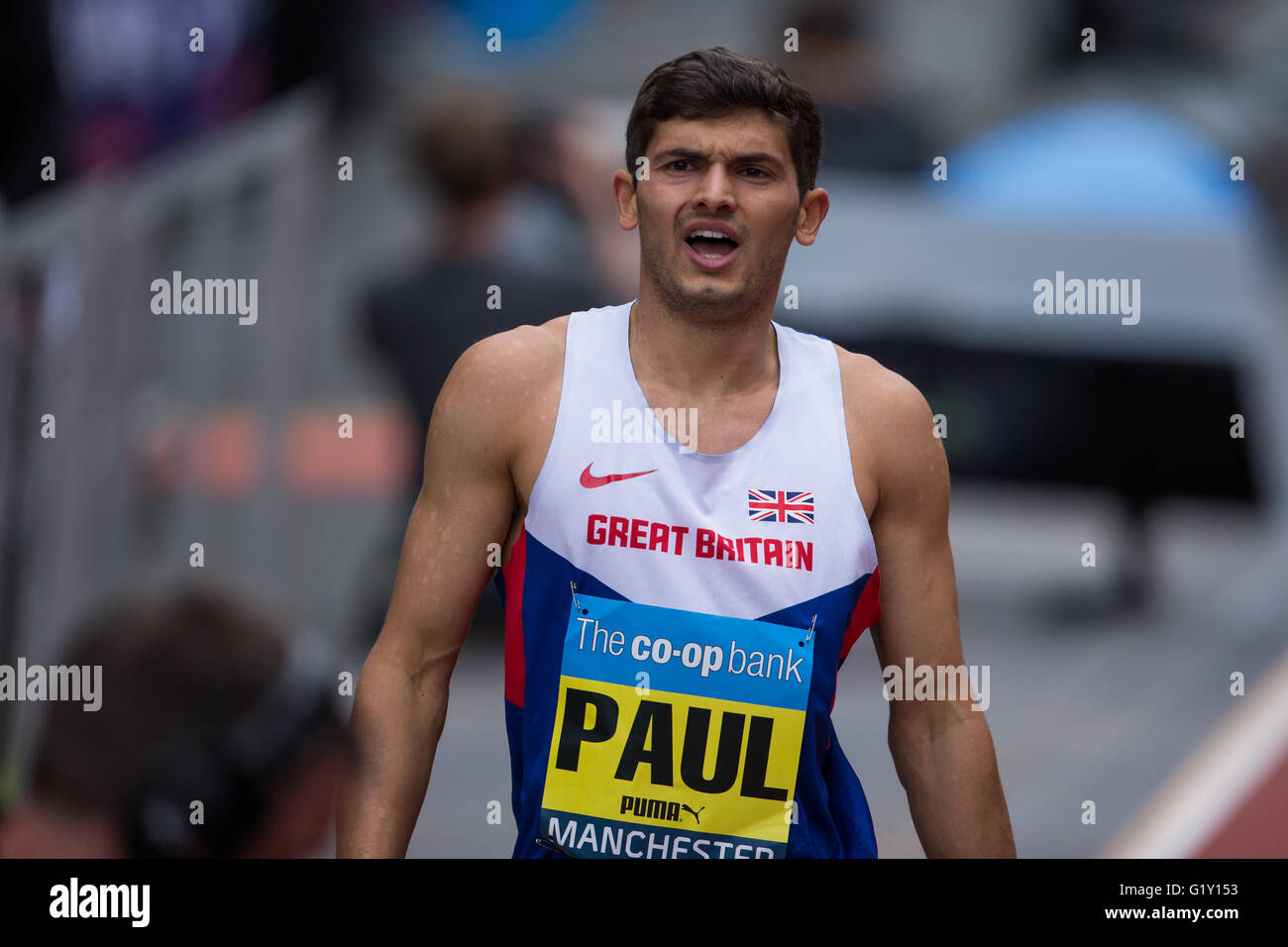 Deansgate, Manchester, UK. 20th May, 2016. Great City Games. Jacob Paul ...