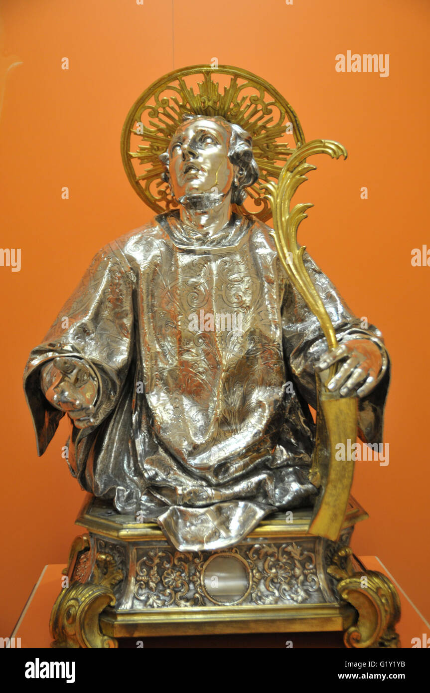 Pozzuoli, Italy. 20th May, 2016. Bust of Pozzuoli and St. Proculus ...