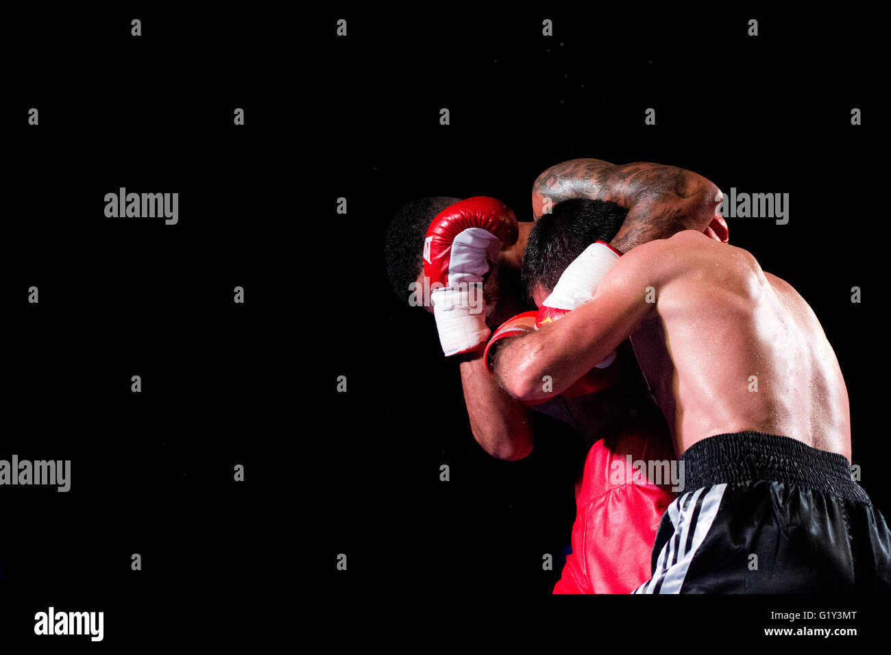 Gijon, Spain. 21st May, 2016. Spanish Olympic boxer Jonathan Alonso and ...