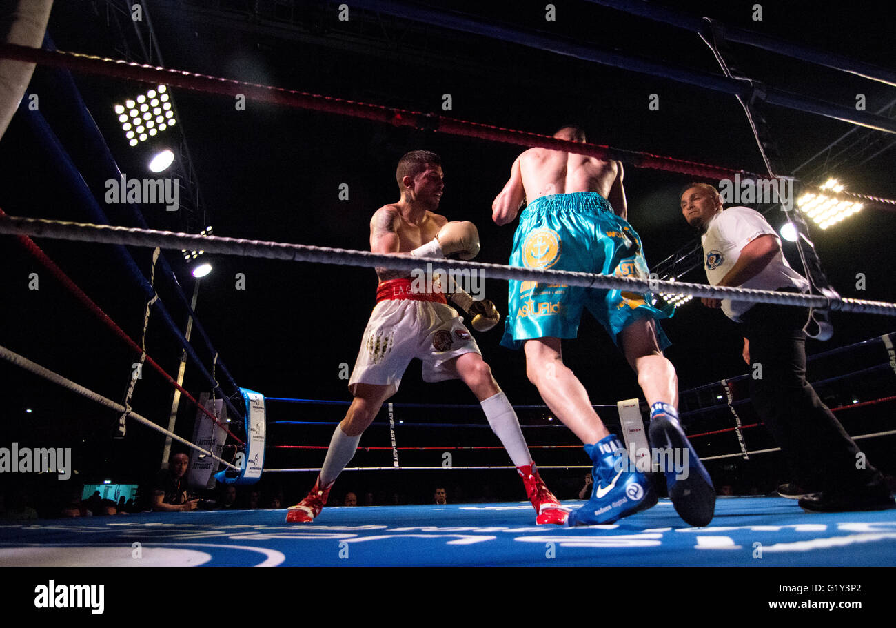 Gijon, Spain. 21st May, 2016. Juancho Gonzalez and Marc Vidal during ...