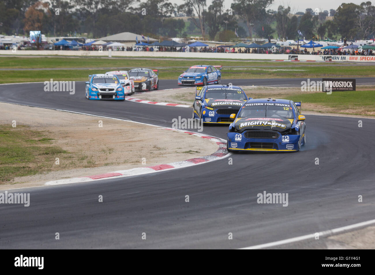 MELBOURNE, WINTON/AUSTRALIA, 20 MAY, 2016: Aussie Race cars battle it ...