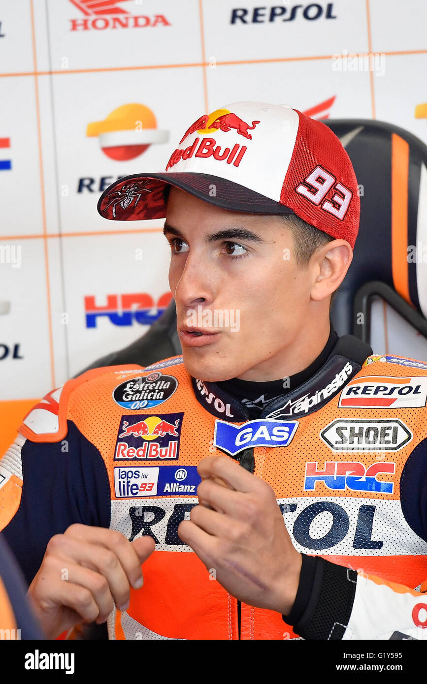 Scarperia, Italy. 21st May, 2016. Marc Marquez of Spain and Repsol ...