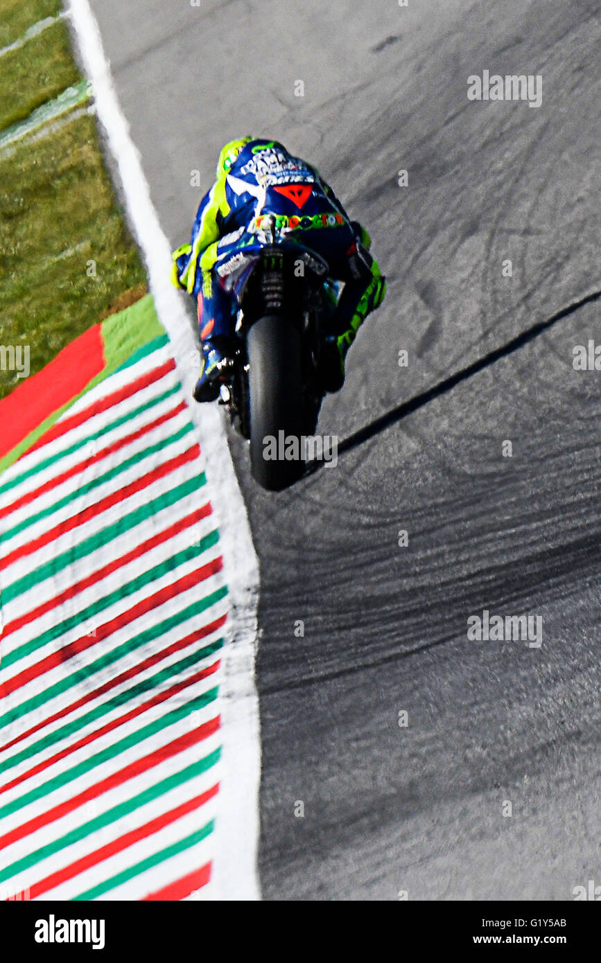 Scarperia, Italy. 21st May, 2016. Valentino Rossi of Italy and Movistar ...