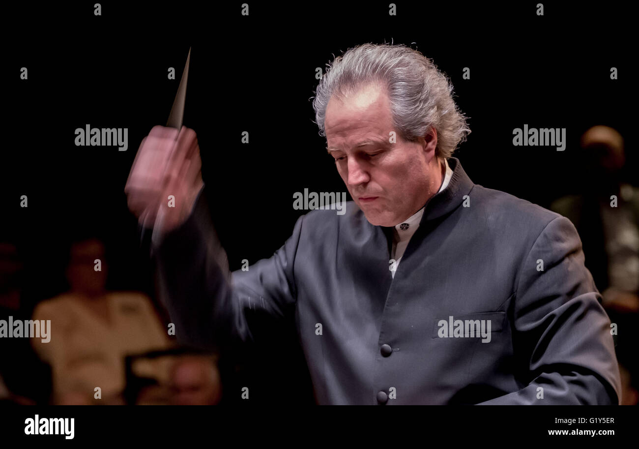 Hannover, Germany. 20th May, 2016. The Austrian conductor Manfred ...