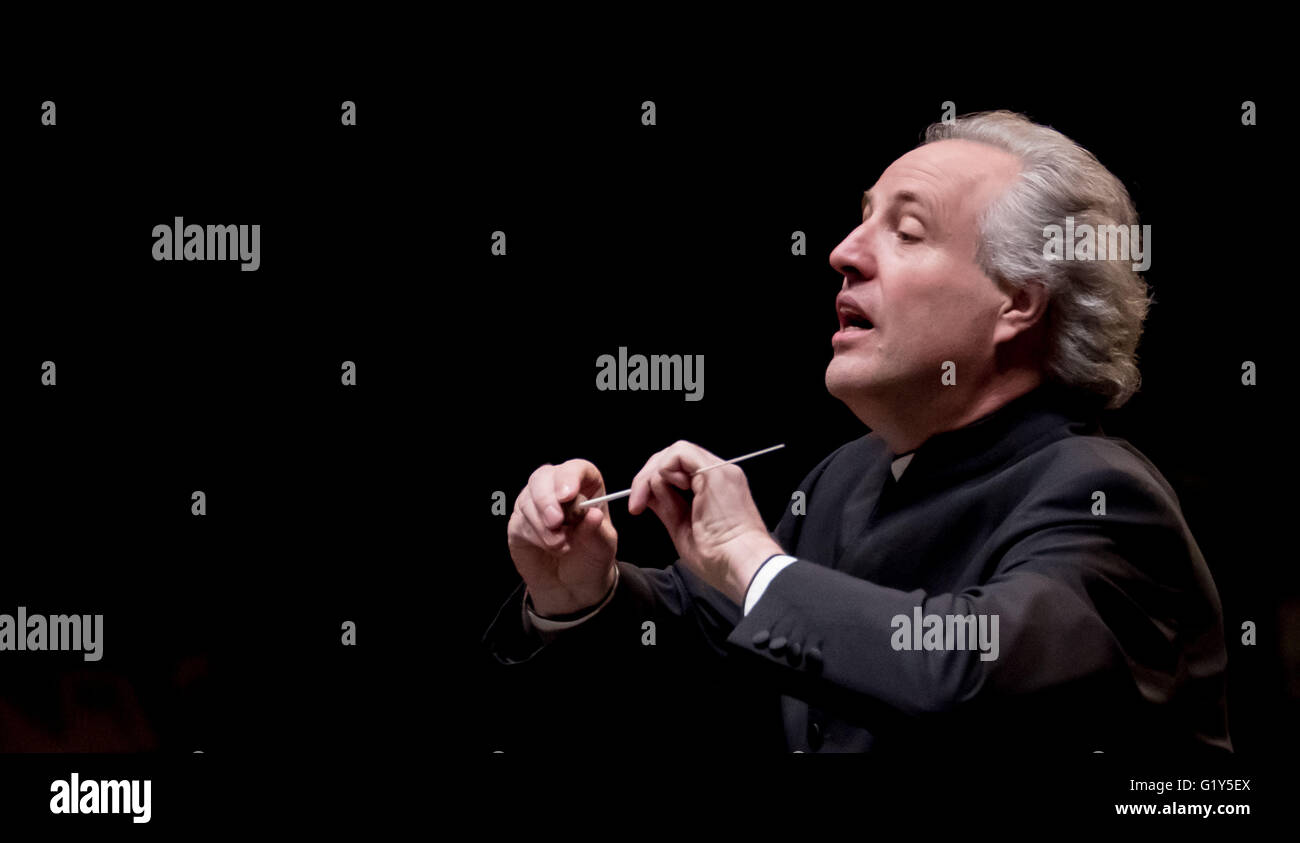 Hannover, Germany. 20th May, 2016. The Austrian conductor Manfred ...