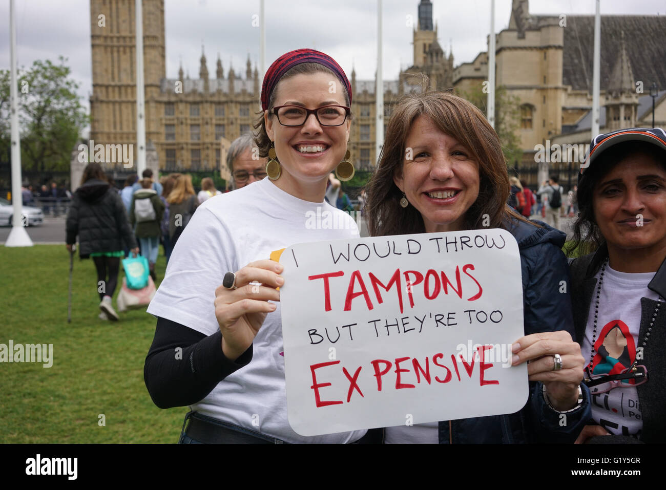 Protest against tampon tax hi-res stock photography and images - Alamy