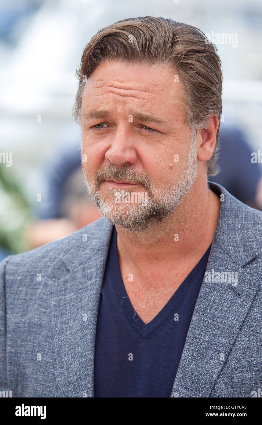 Russell Crowe Actor The Nice Guys, Photocall. 69 Th Cannes Film ...