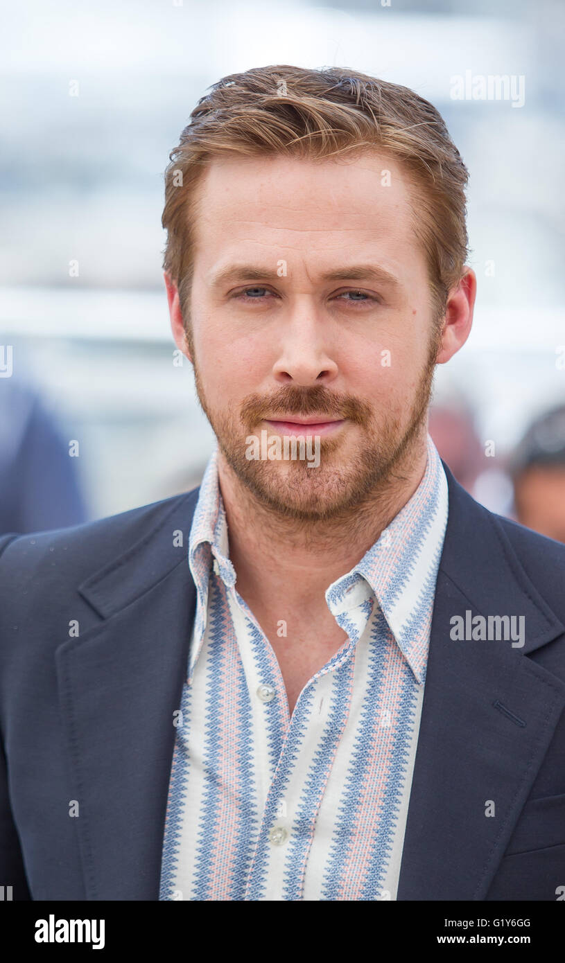 Ryan Gosling Actor The Nice Guys, Photocall. 69 Th Cannes Film Festival ...