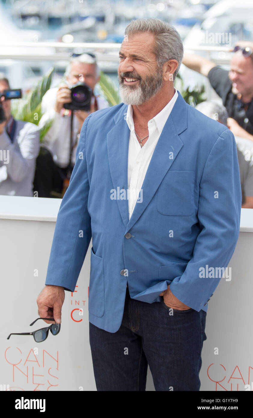 Cannes, France. 21th May, 2016. Mel Gibson Actor Blood Father ...