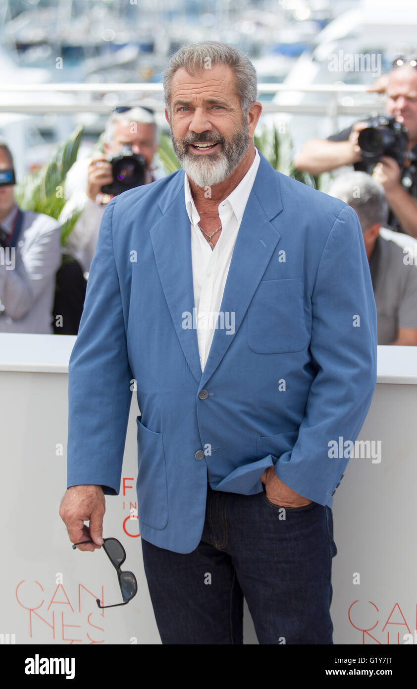 Cannes, France. 21th May, 2016. Mel Gibson Actor Blood Father ...