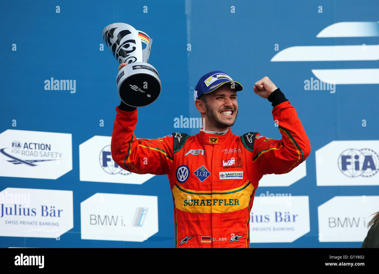 Berlin, Germany. 21st May, 2016. Daniel Abt (Germany) from Team Abt ...