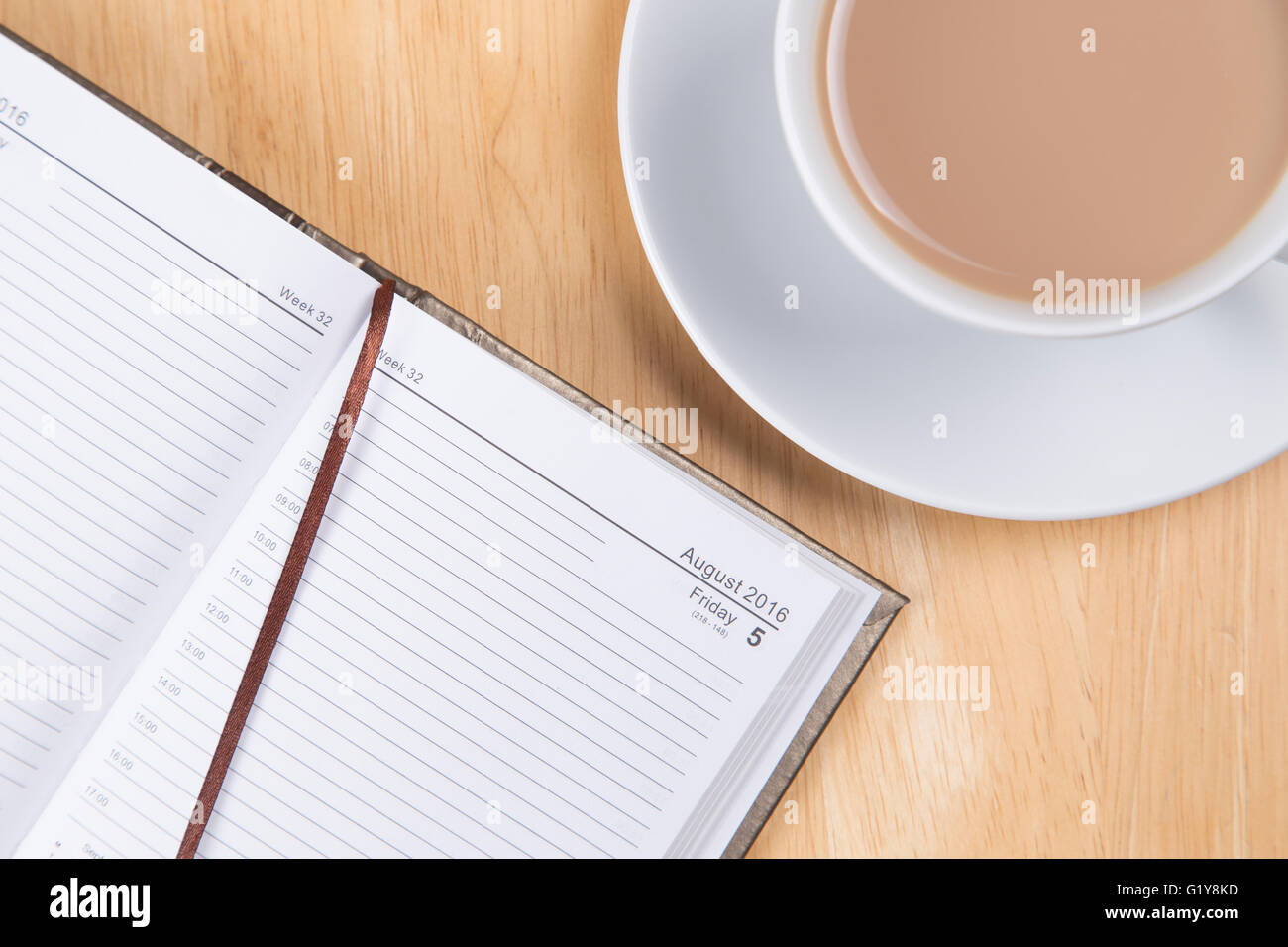 Time for tea concept with copy space Stock Photo - Alamy