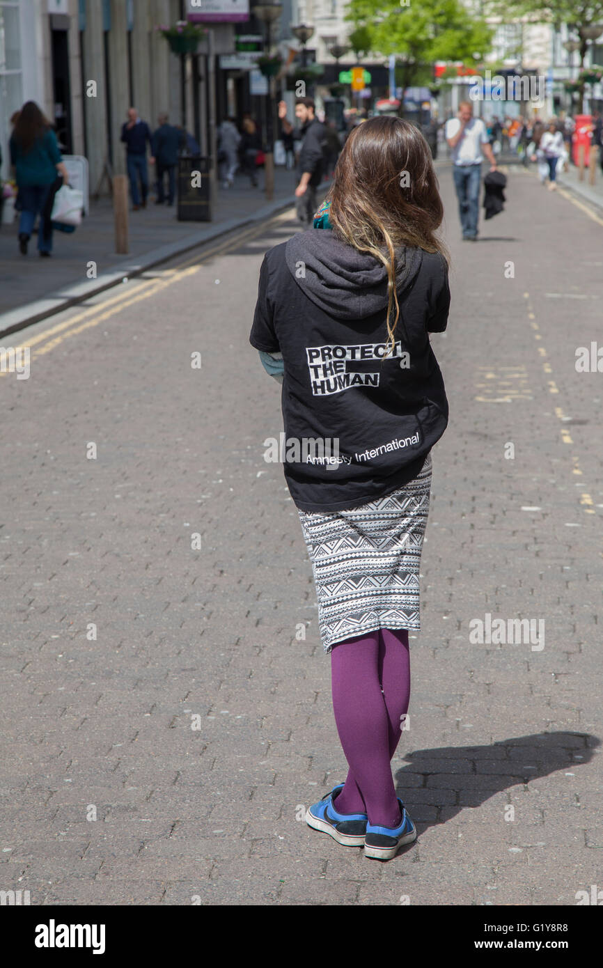 'Protect the Human' Amnesty International paid Charity street ...