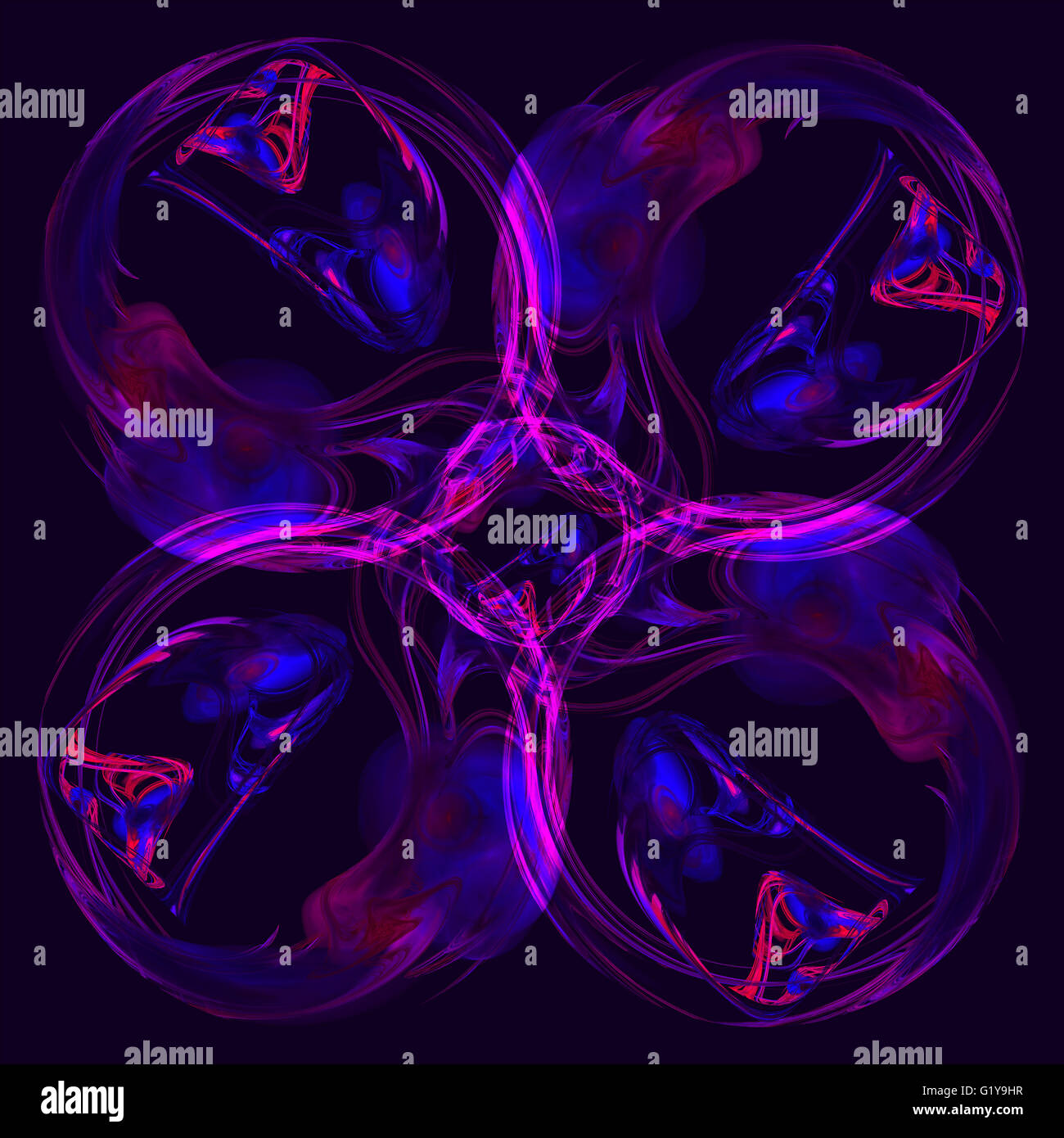 Rainbow fractal hi-res stock photography and images - Alamy
