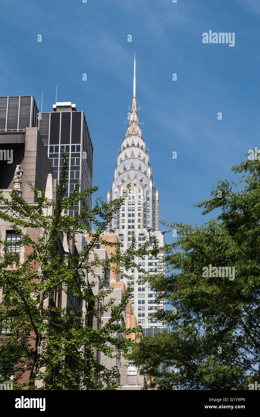 Chrysler building crown hi-res stock photography and images - Alamy
