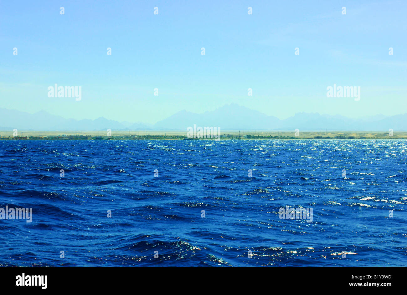Sea Blue Water Stock Photo - Alamy