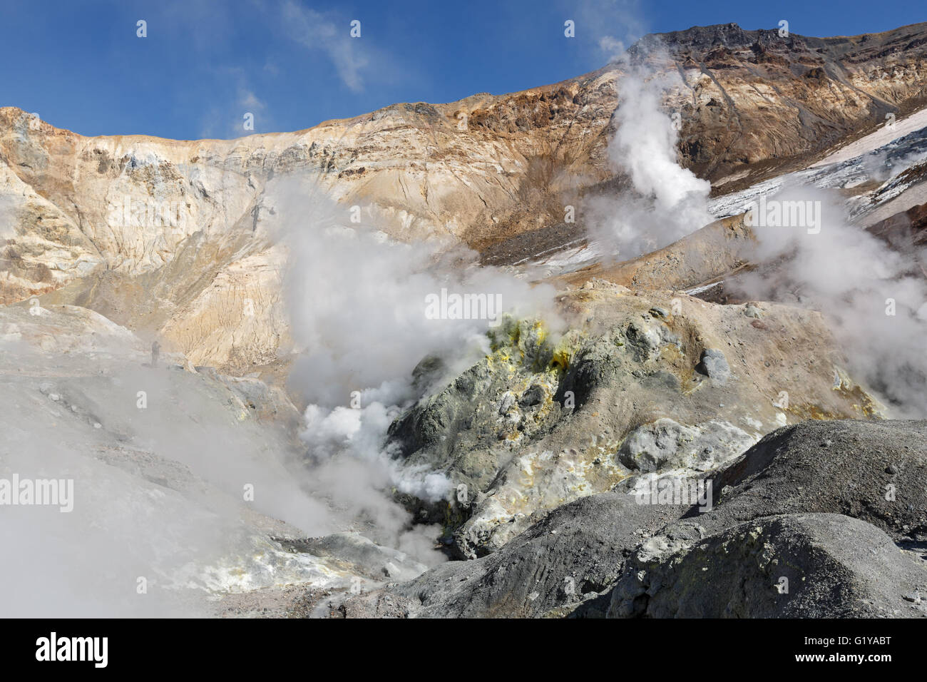Mount mutnovsky hot springs hi-res stock photography and images - Alamy