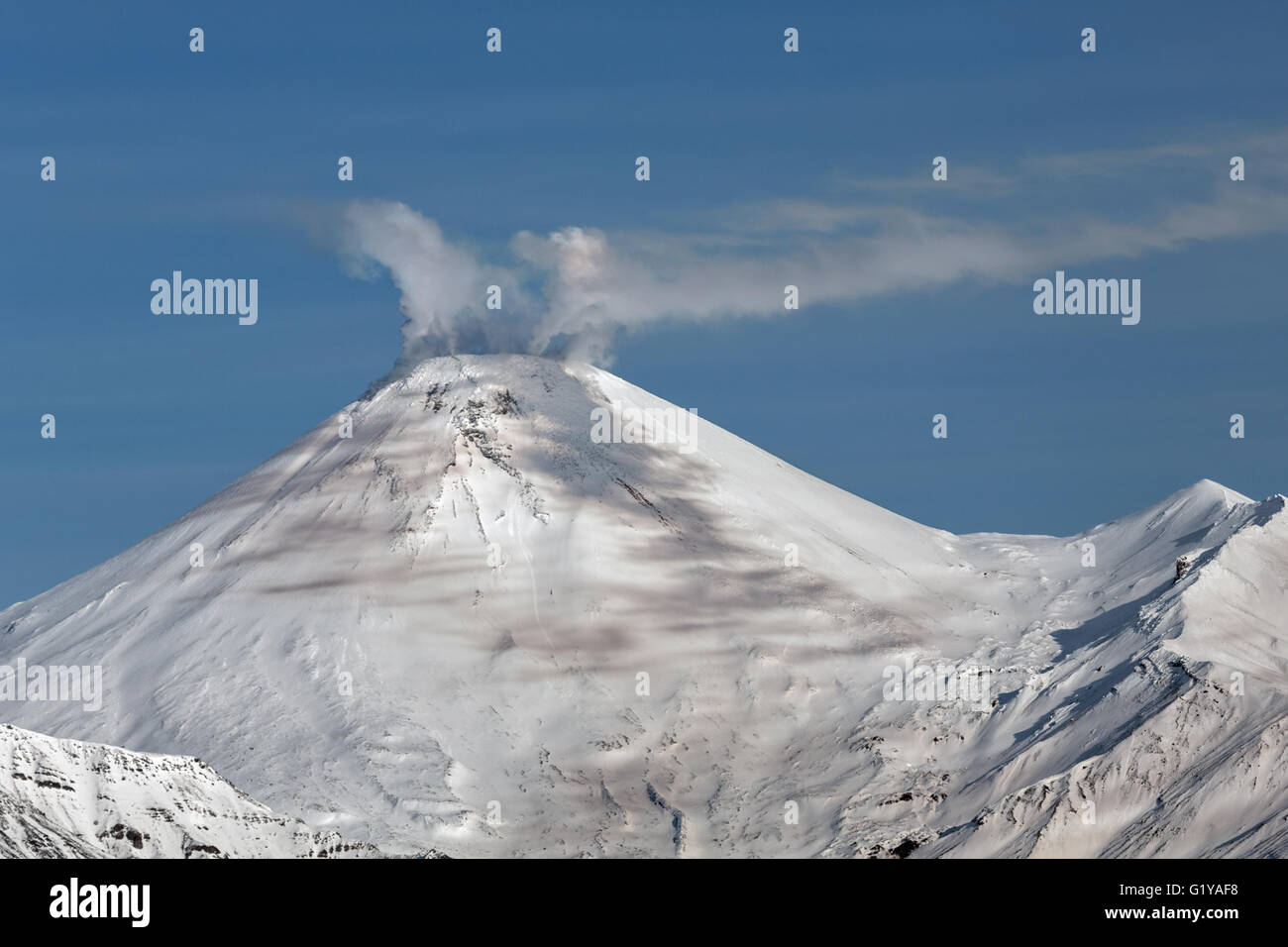 Beautiful volcanic landscape: Avachinsky Volcano - active volcano of ...