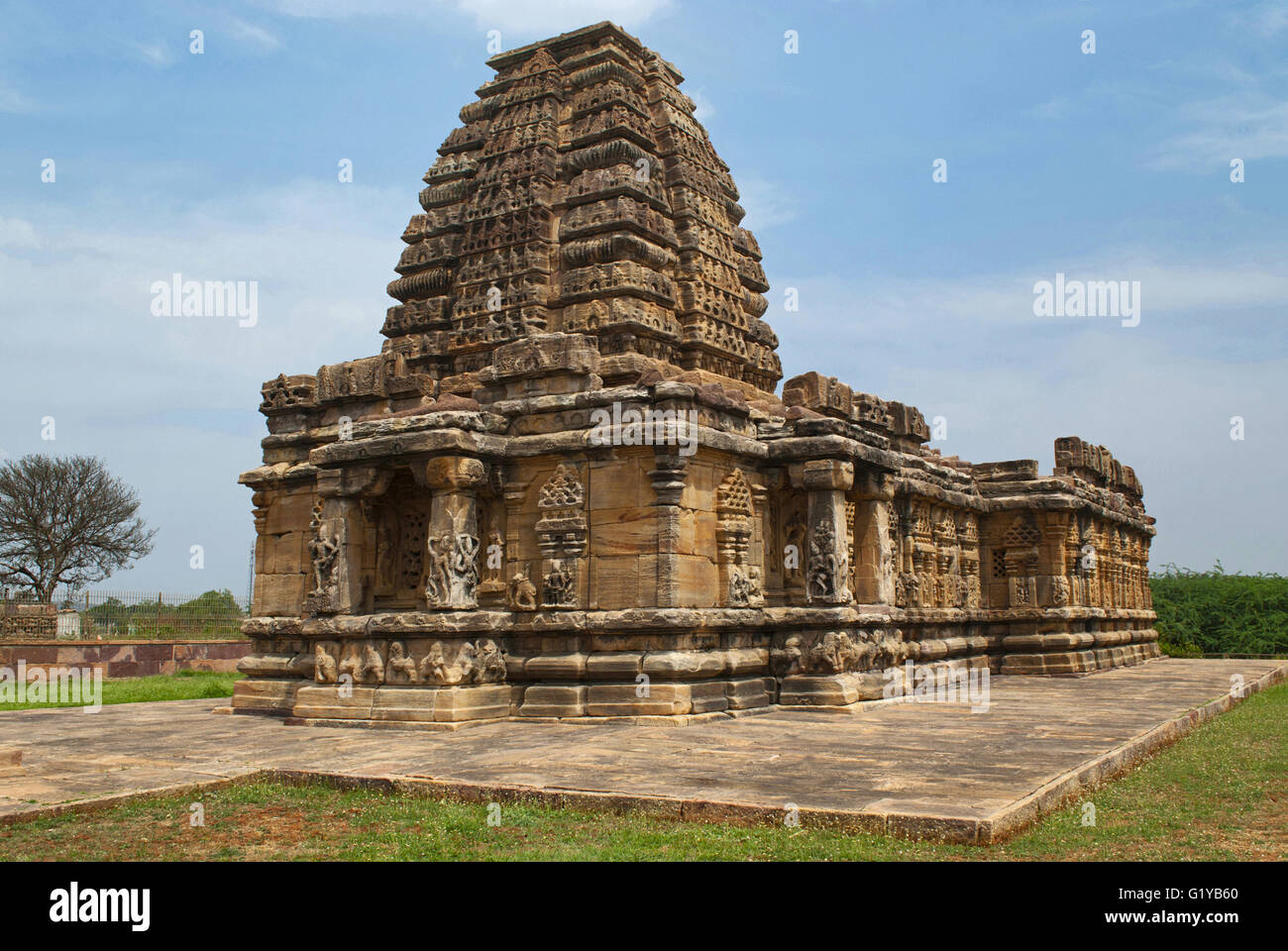 The Papanatha temple, Pattadakal temple complex, Pattadakal, Karnataka ...