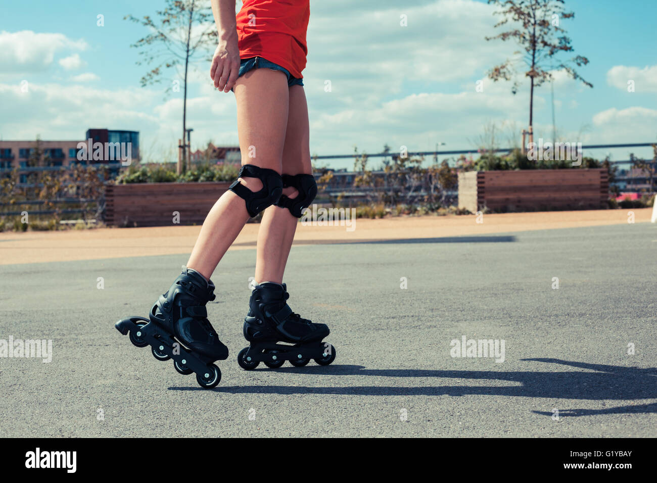 Rollerblade rollerblading rollerblades skate hi-res stock photography ...