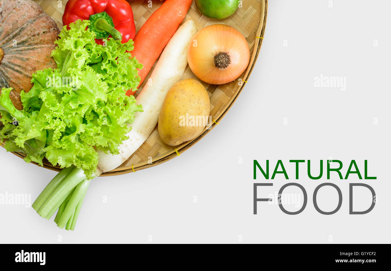 Mix vegetables isolated on white background Stock Photo - Alamy