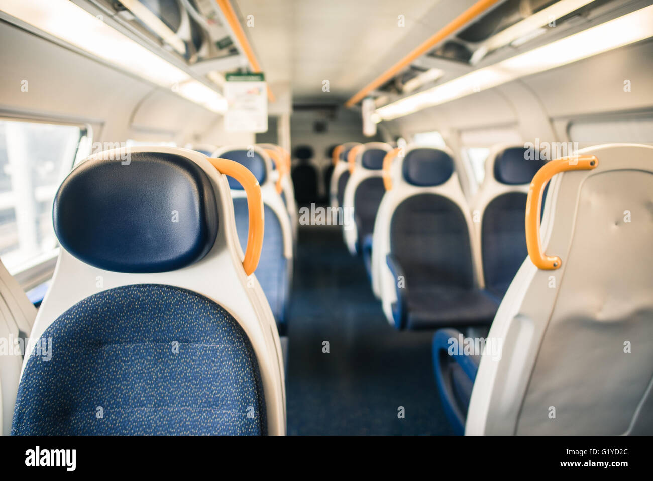 Interior of passenger train hi-res stock photography and images - Alamy