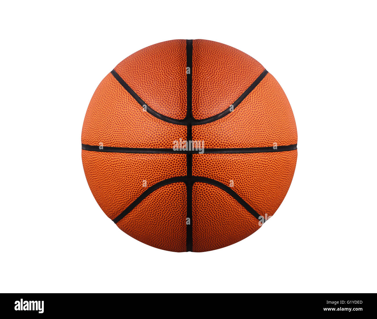 Basketball on white background Stock Photo - Alamy
