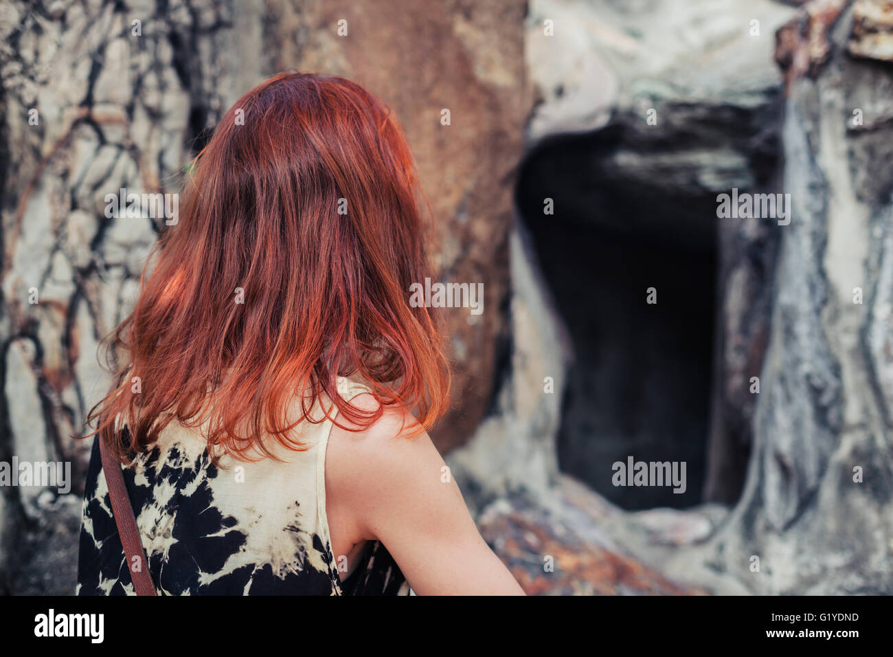 Young woman cave hi-res stock photography and images - Alamy