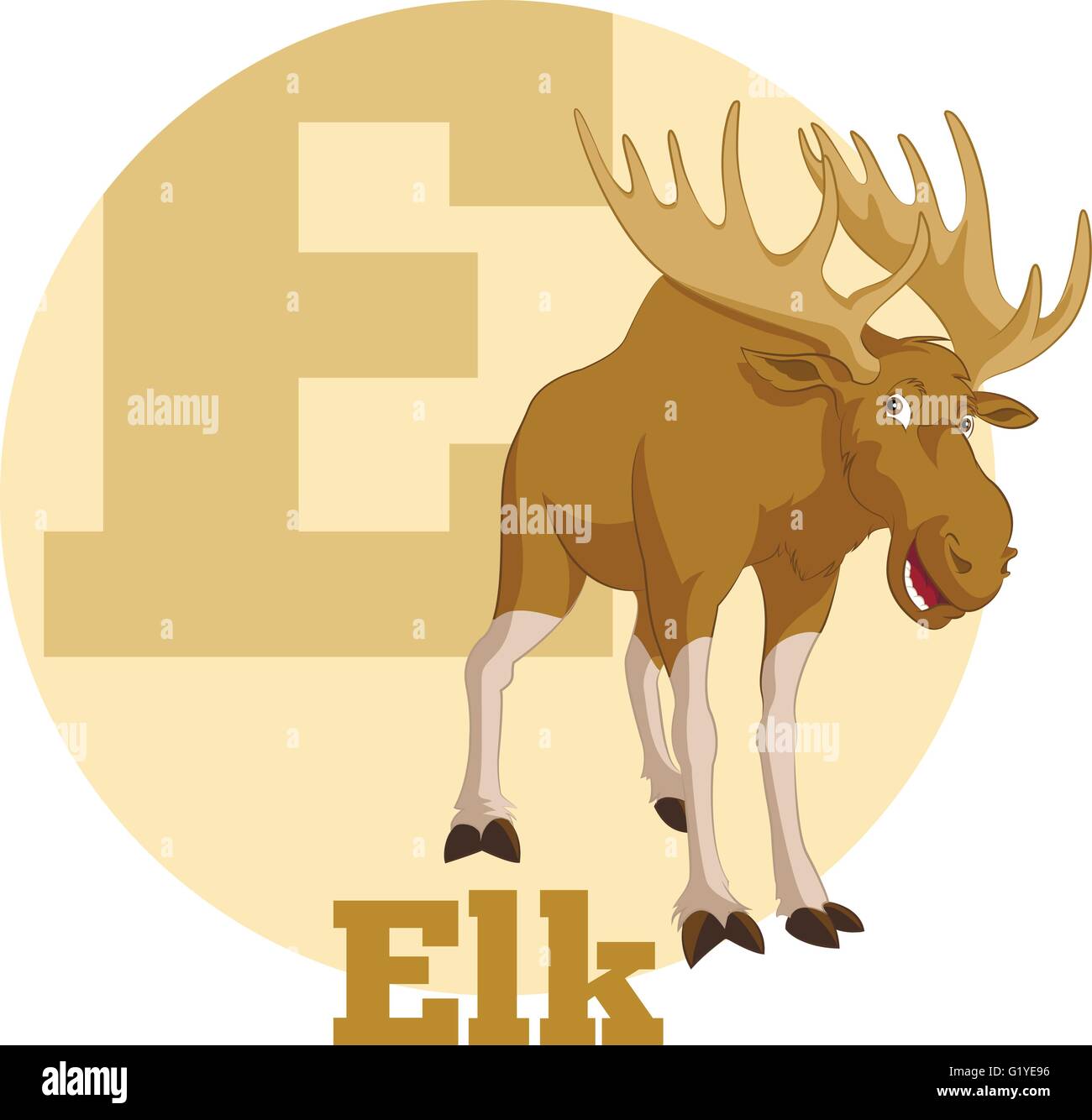 Elk cartoon hi-res stock photography and images - Alamy