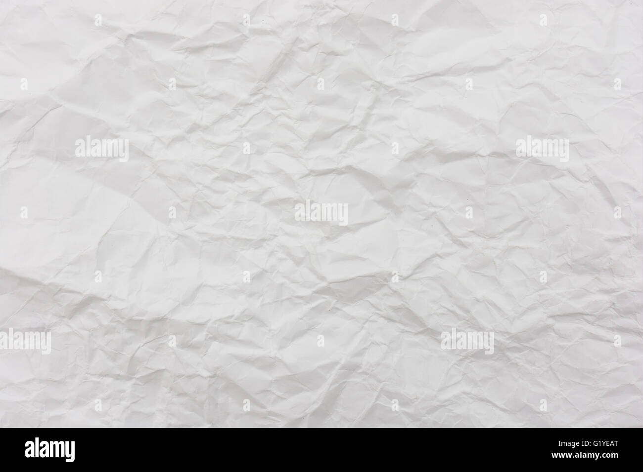 White Wrinkled Paper Texture Stock Photo - Alamy