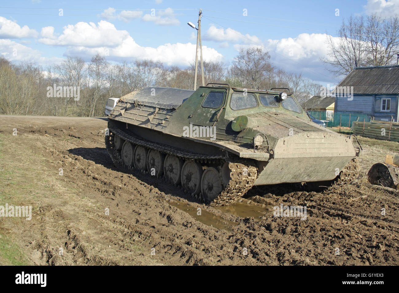 All terrain vehicle tracks hi-res stock photography and images - Alamy