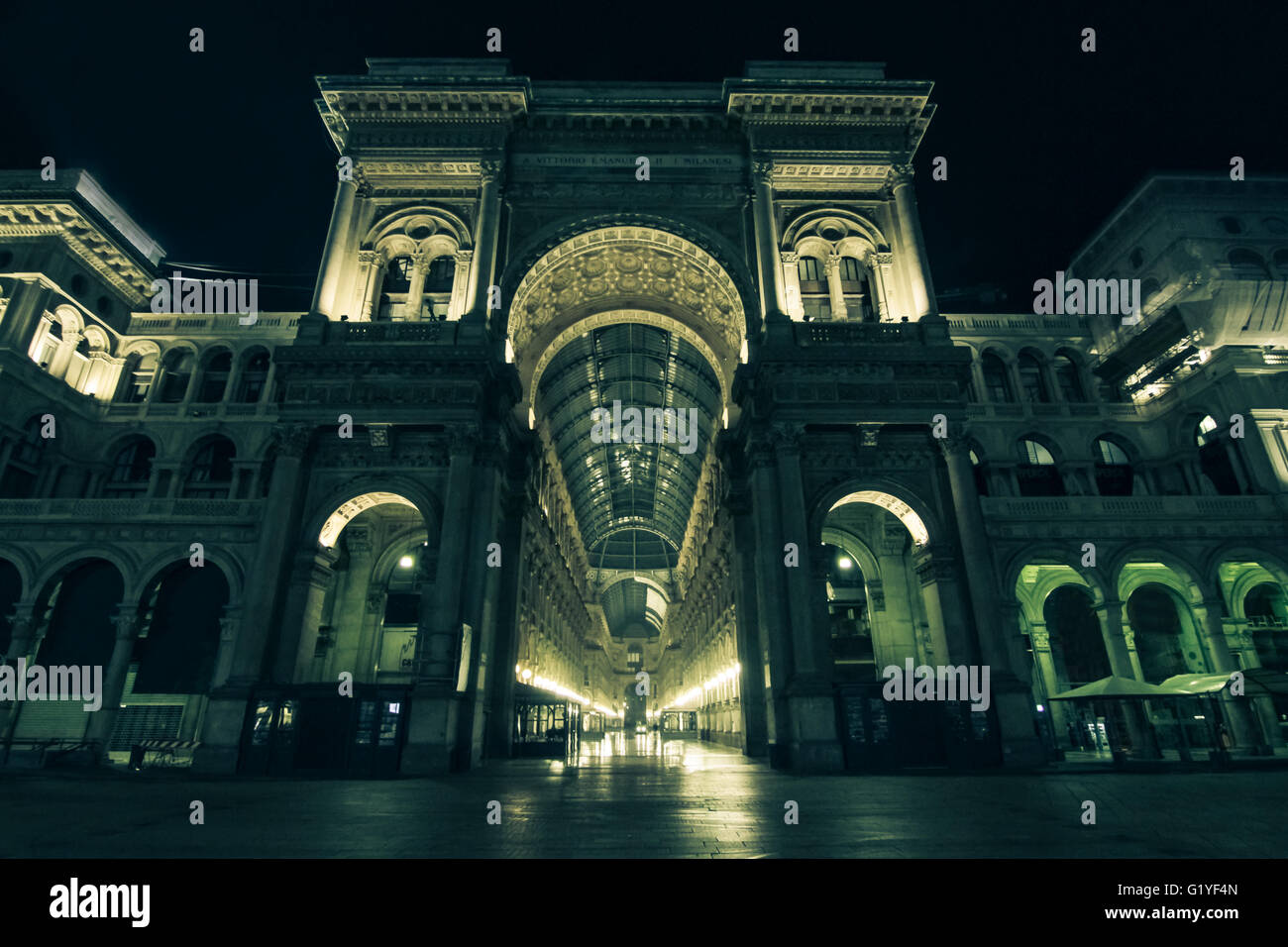 Classical Architecture by night Stock Photo - Alamy
